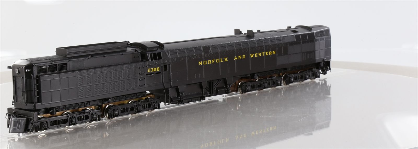 HO Brass Model Train - ALCO Models D-168 N&W Norfolk & Western Jawn ...