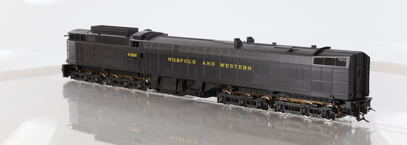 HO Brass Model Train - ALCO Models D-168 N&W Norfolk & Western Jawn ...