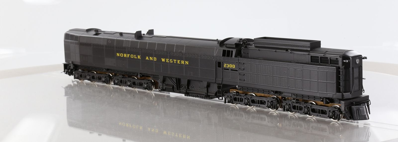 HO Brass Model Train - ALCO Models D-168 N&W Norfolk & Western Jawn ...