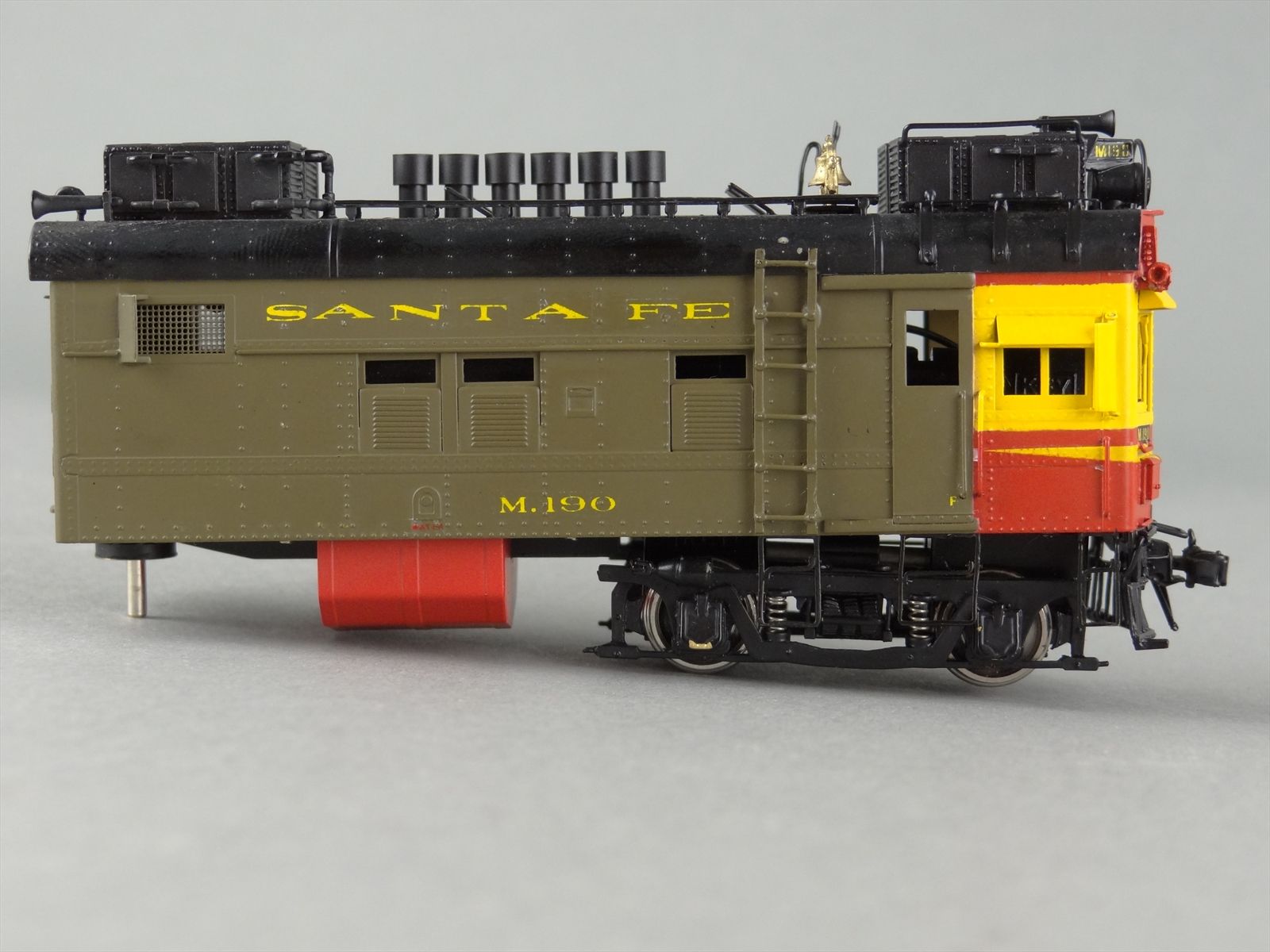 HO Brass Key Imports ATSF EMD Motor Car M-190 Articulated Doodlebug ...