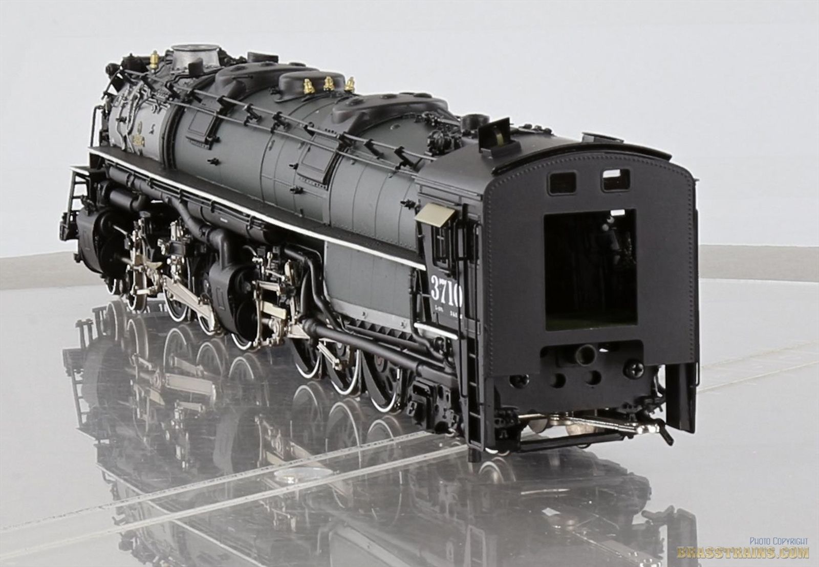 HO Brass Model - Key D&RGW 4-6-6-4 Challenger 3710 Class L-105 #3710 ...