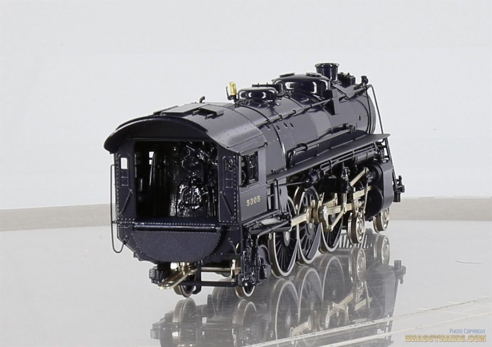 HO Brass Model Train - Key Imports CS#47 B&O Baltimore & Ohio P7C 4-6-2 ...