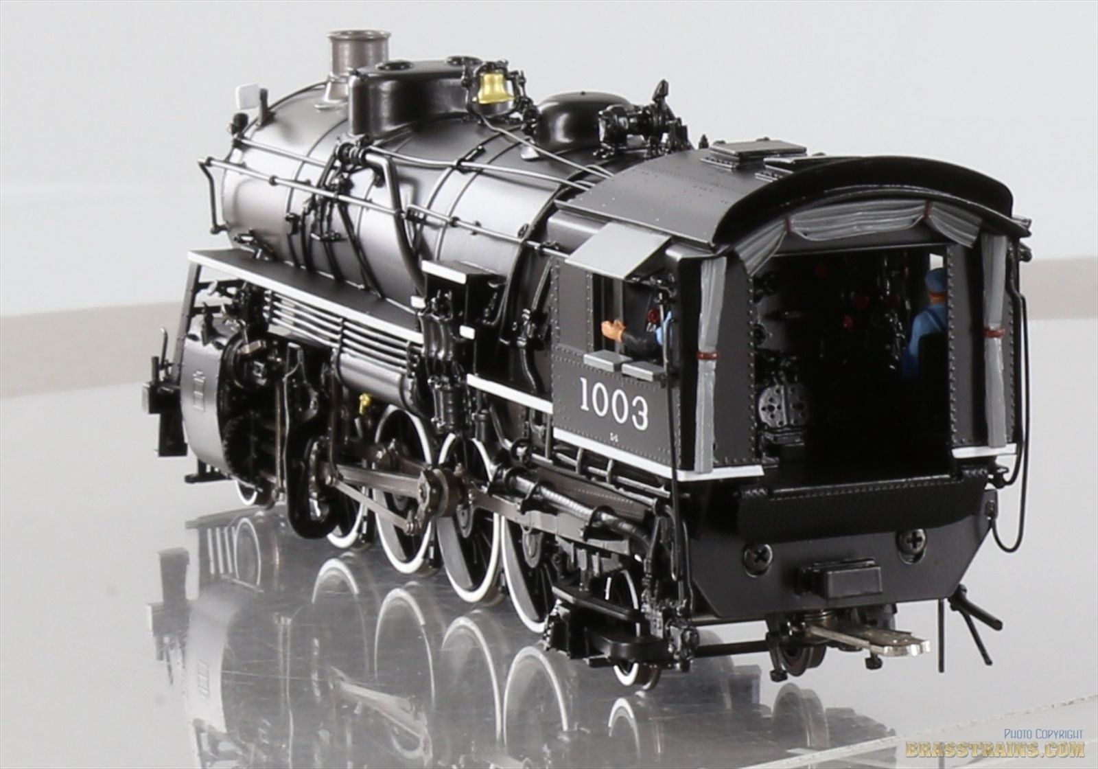 HO Brass Model Train - DP Division Point SOO Line 2-8-2 L-1 Mikado ...
