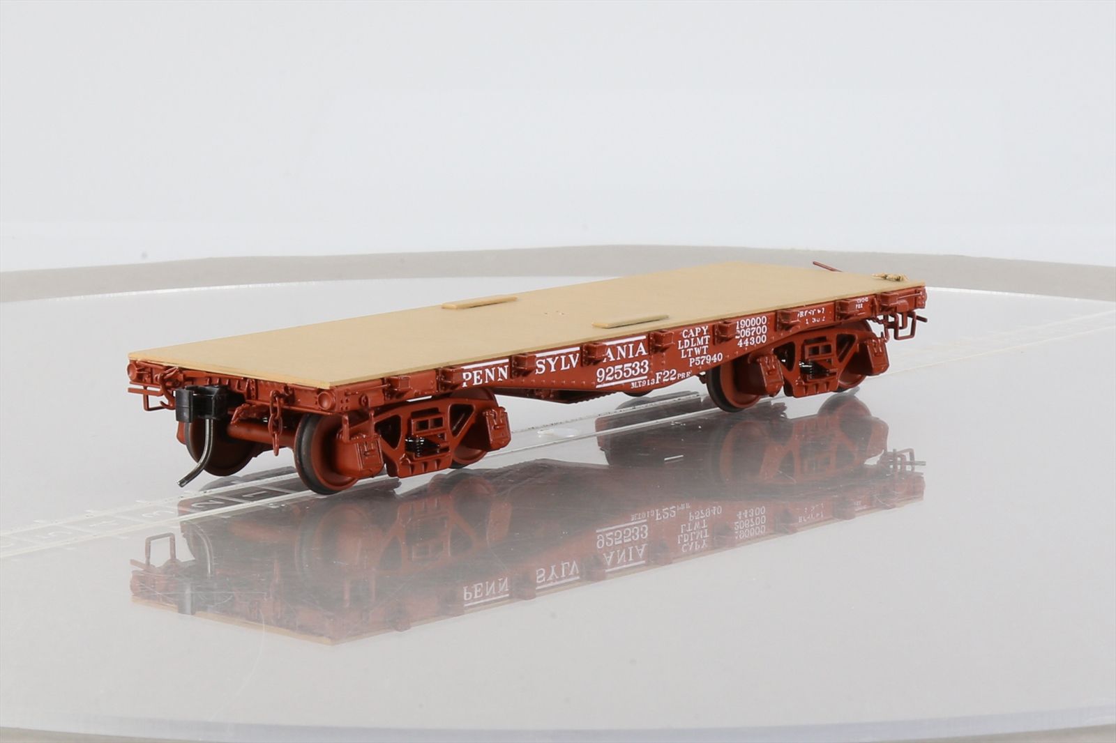 O Brass Model - RYM 2100228 PRR Pennsylvania F22 2 Flatcars Flats w ...