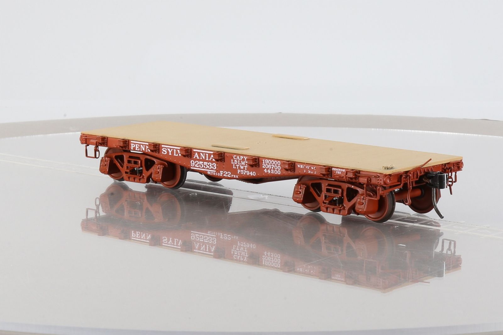 O Brass Model - RYM 2100228 PRR Pennsylvania F22 2 Flatcars Flats w ...