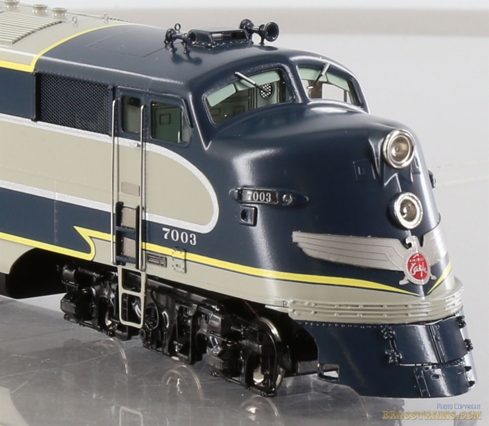 HO Brass Model Train - UTI-5321 MOPAC E-6 A/B Set Early Version #7003 ...
