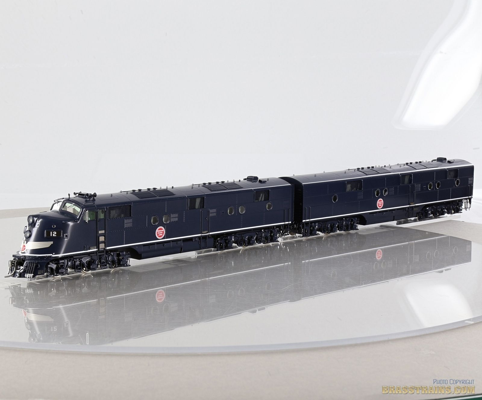 HO Brass Model Train - UTI-5322 MOPAC E-6 A/B Set Late Version #12, #12B
