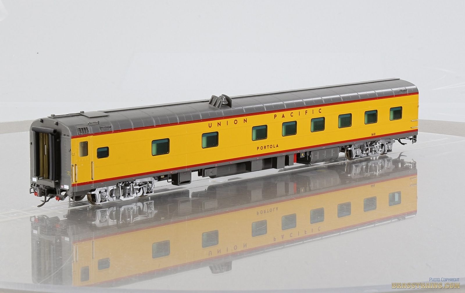 HO Brass Model - OMI 3421.1 UP Union Pacific Sleeper - Portola #1610 ...