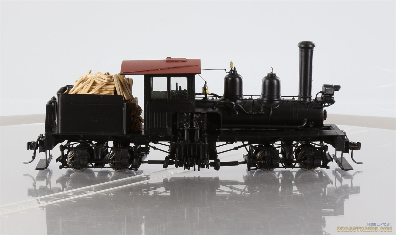 On3 Scale Brass Model - PSC Precision Scale 18-Ton Shay - F/P + Unlettered