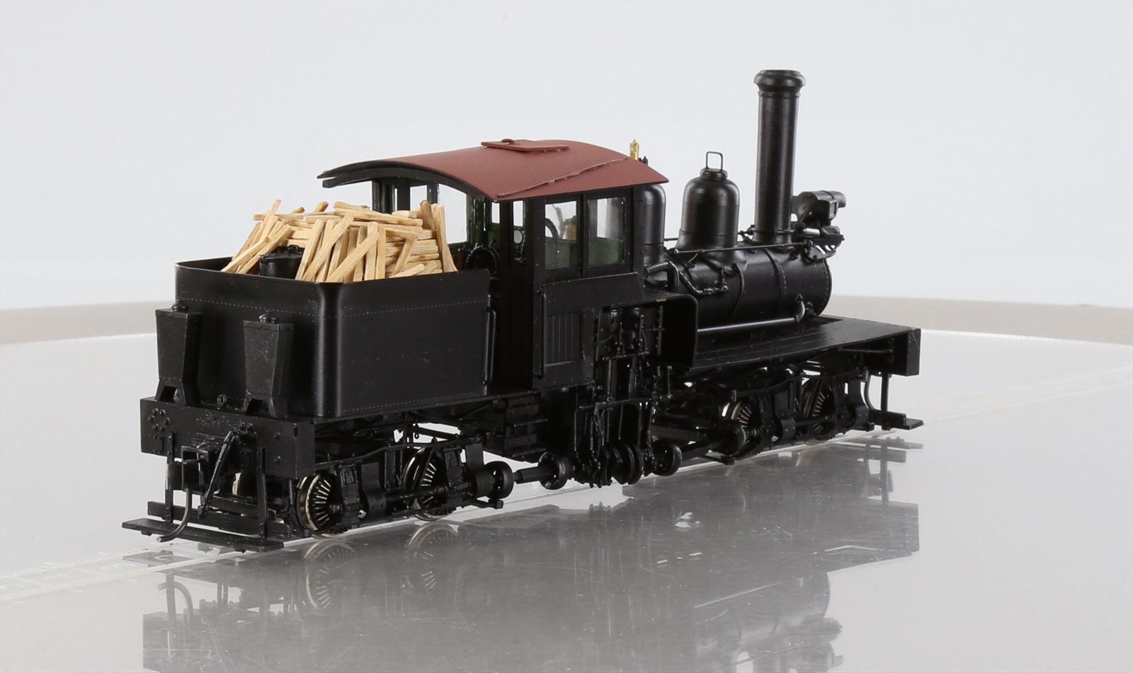 On3 Scale Brass Model - PSC Precision Scale 18-Ton Shay - F/P + Unlettered