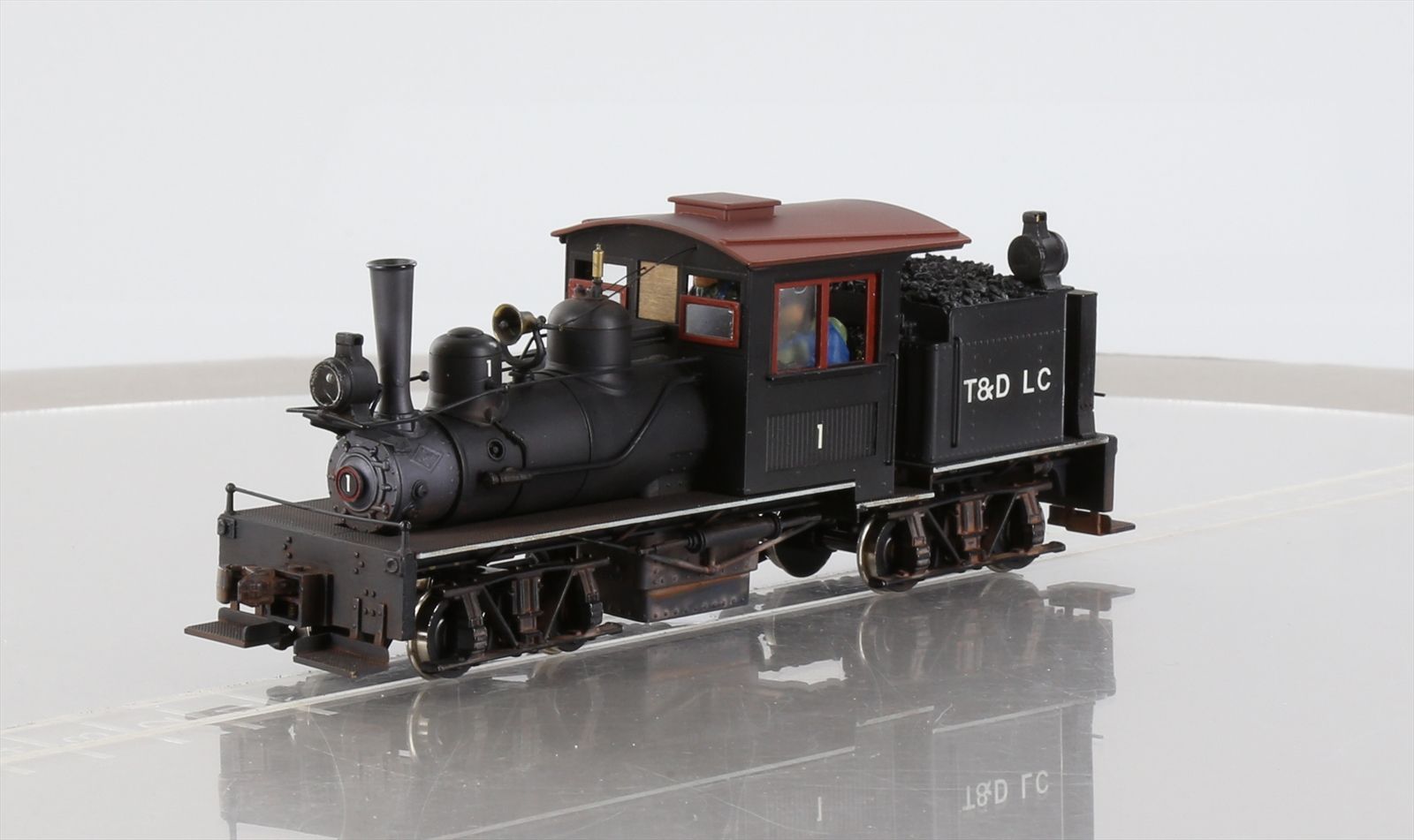 On3 Brass Model - US Hobbies 13-Ton Shay T&D LC #1 - Custom + DCC