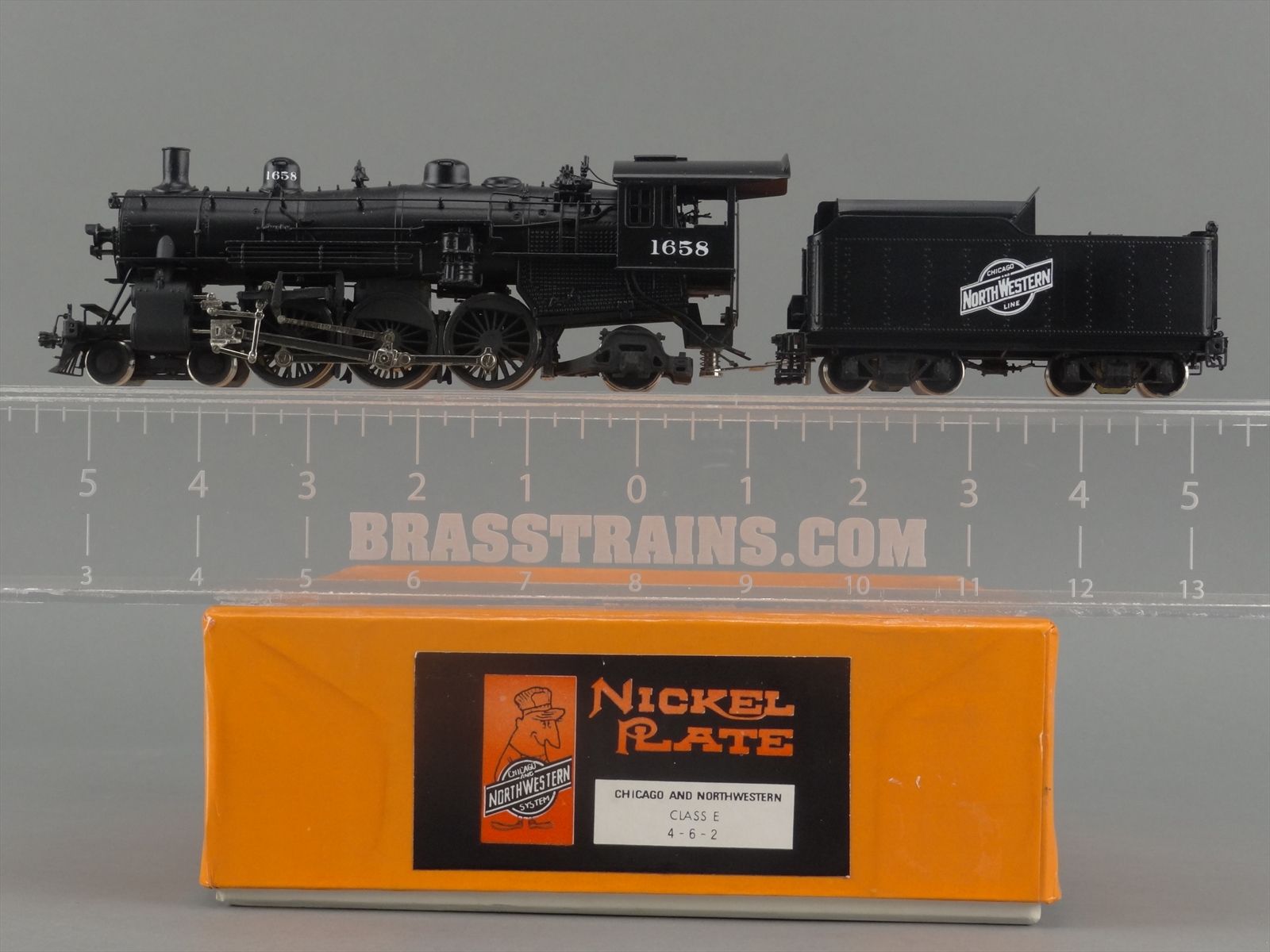 HO Brass Model Train - NKP C&NW CNW Chicago & Northwestern 4-6-2 ...