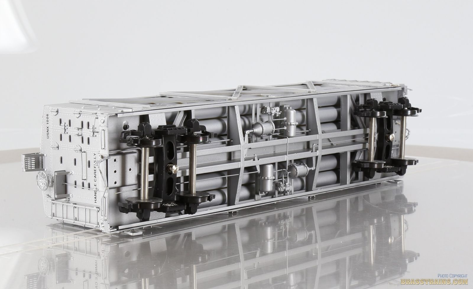 O Scale Brass Model Freight Car - Pecos River PRB 4491 US Navy USNX ...