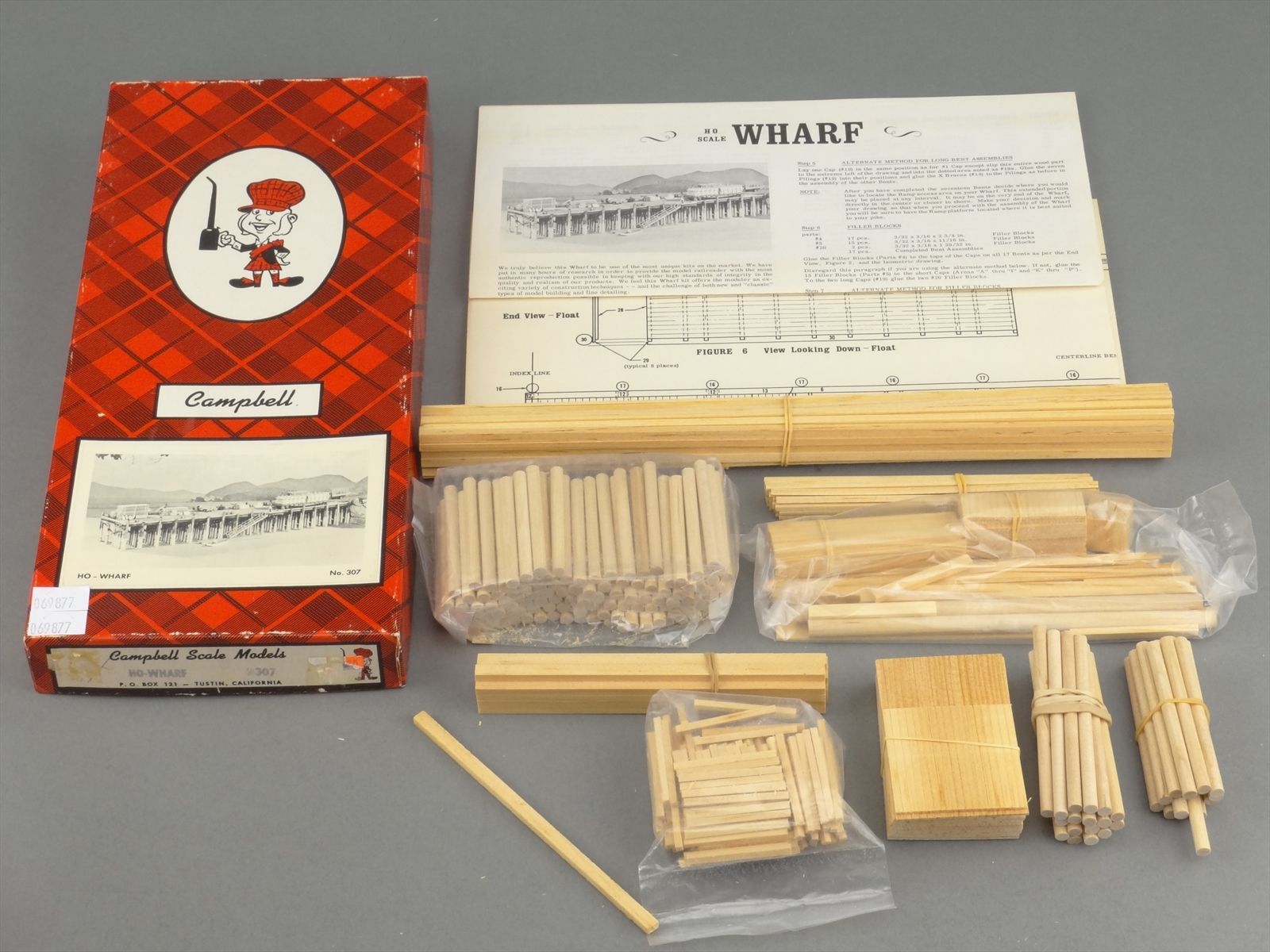 HO Scale Craftsman Kit - Campbell 307 392 396 - Lot of4 - Boat Shop ...