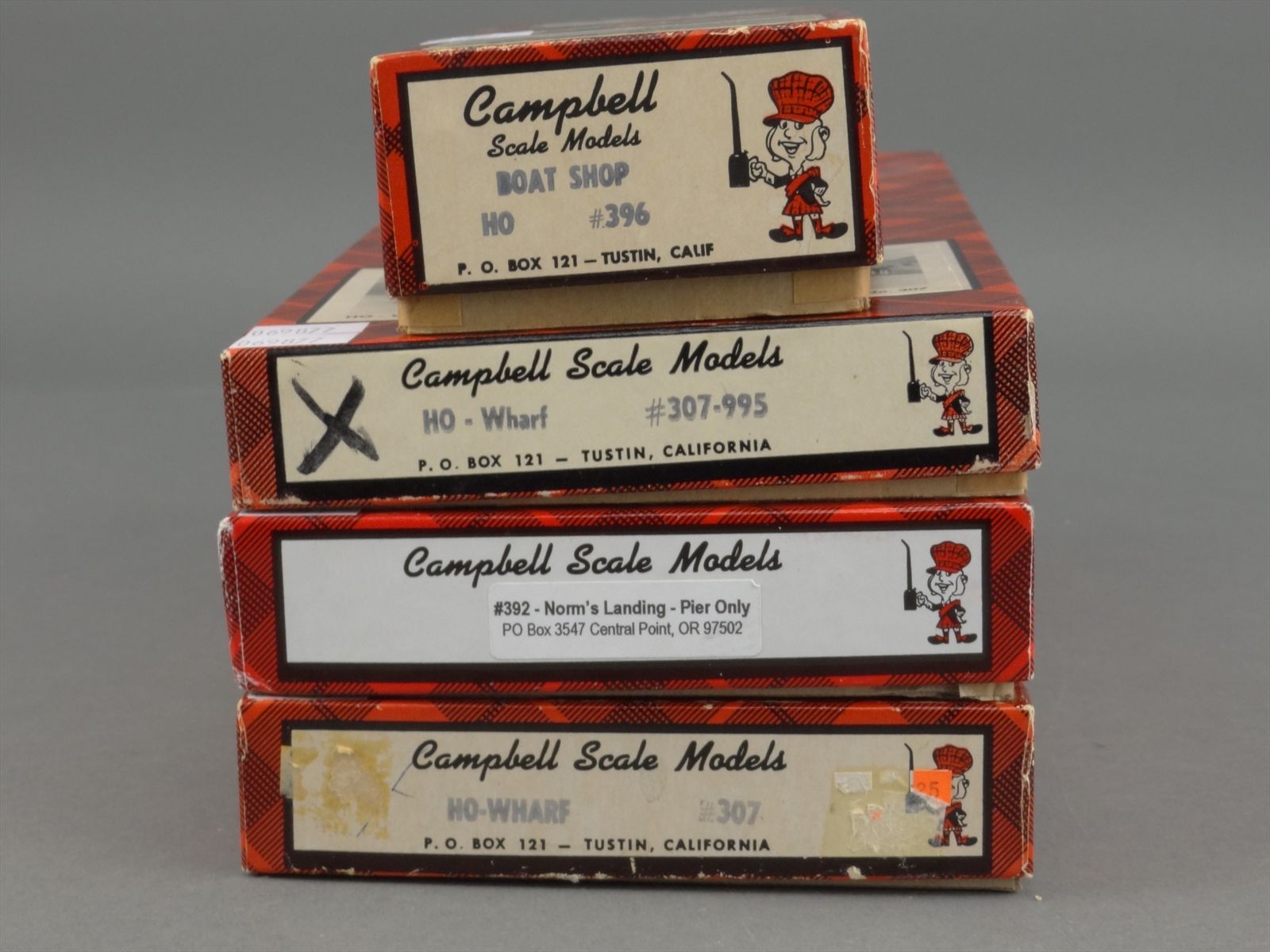 HO Scale Craftsman Kit - Campbell 307 392 396 - Lot of4 - Boat Shop ...