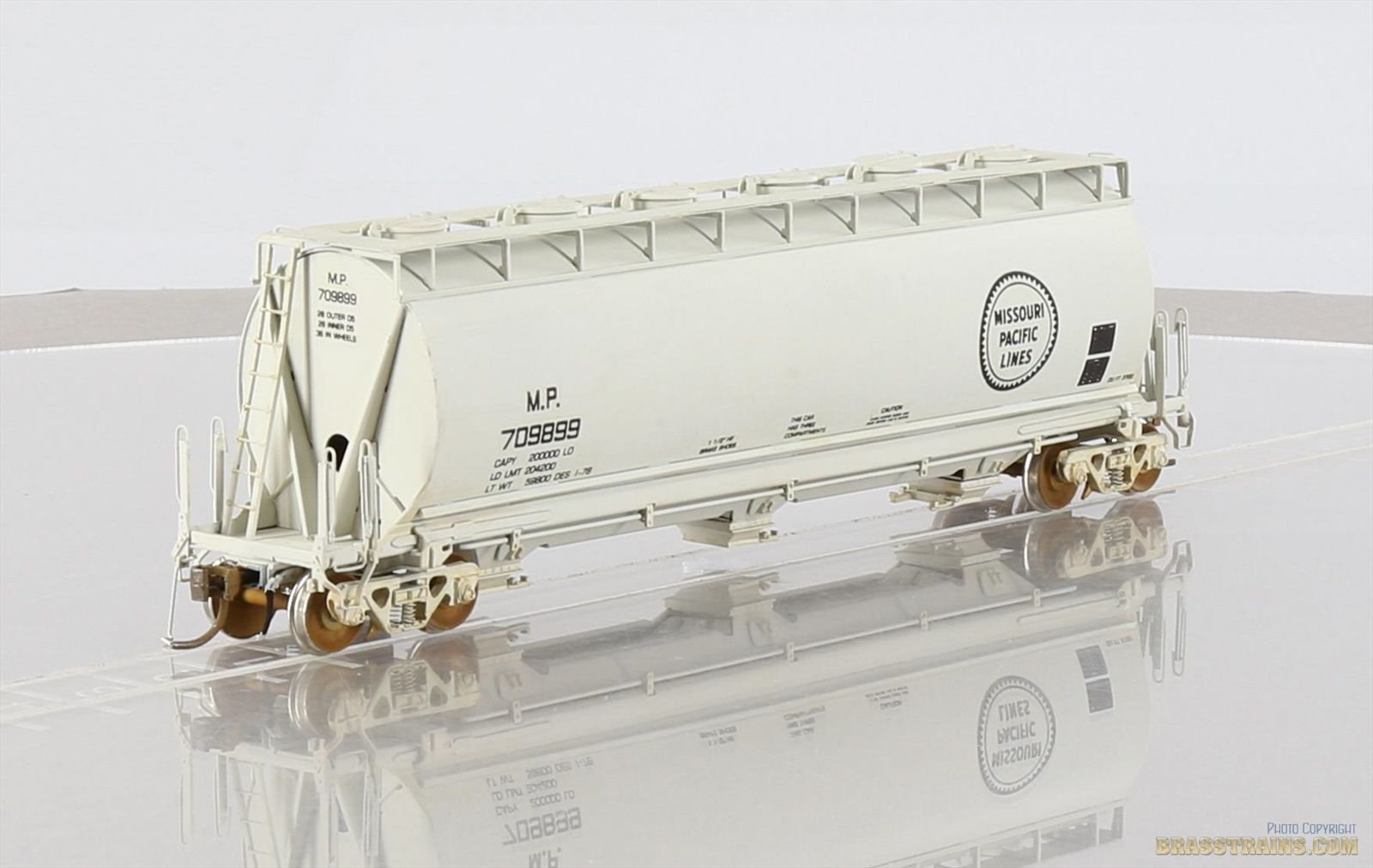HO Brass Model - OMI 3215 MP Cylindrical Covered Hopper #709899 ...