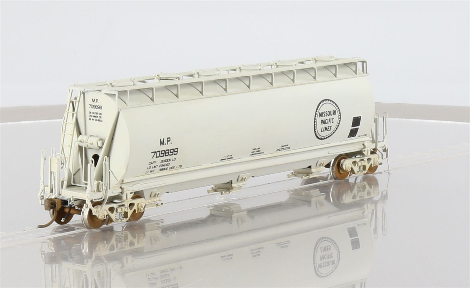 HO Brass Model - OMI 3215 MP Cylindrical Covered Hopper #709899 ...