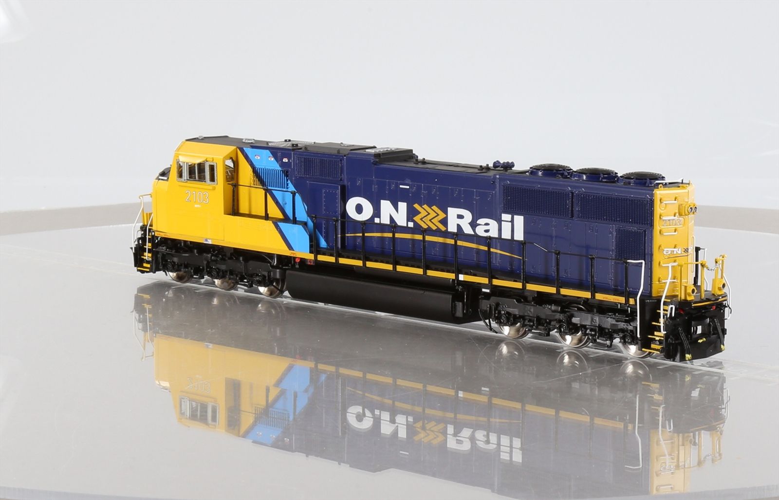 HO Brass Model - OMI 6186.1 Overland ONR Ontario Northland SD75I Diesel ...