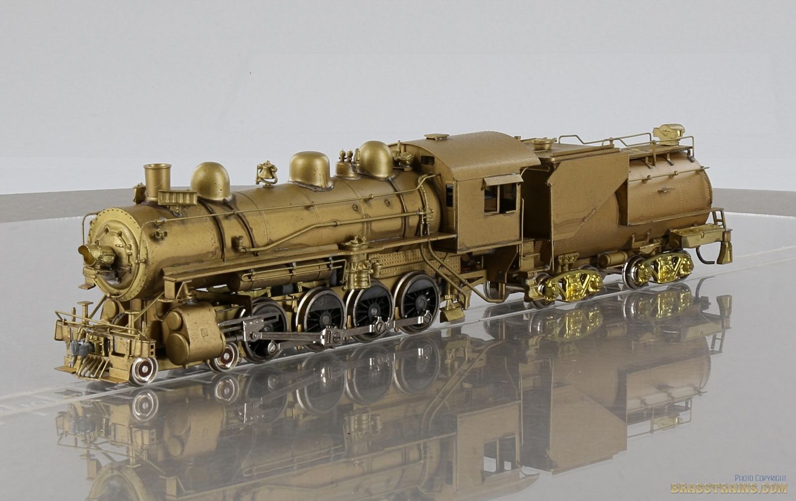 HO Brass Model - WMC Westside SP Southern Pacific TW-8 4-8-0 - Unpainted