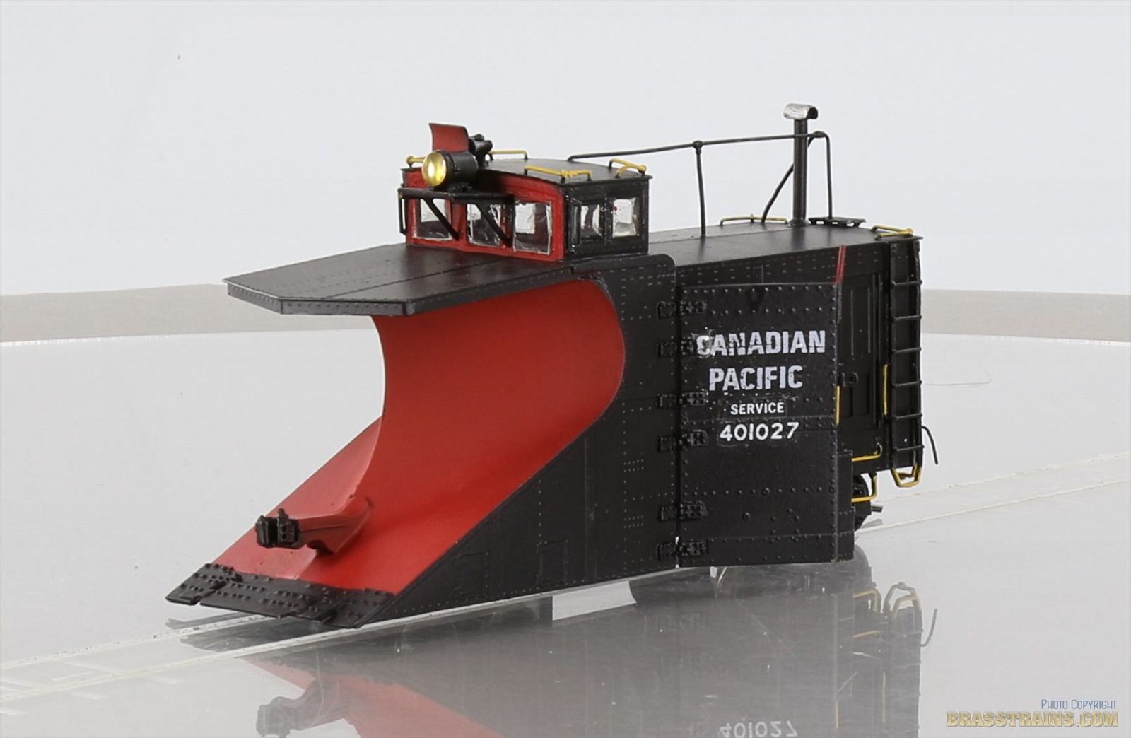 HO Brass Model - VH CP CPR Steel Single Track Snow Plow #401027 - Custom