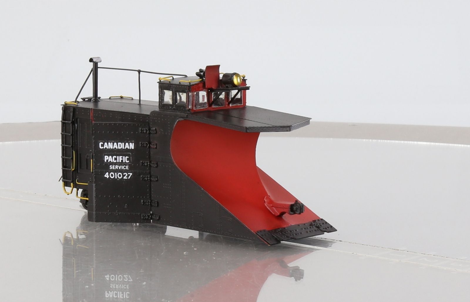 HO Brass Model - VH CP CPR Steel Single Track Snow Plow #401027 - Custom