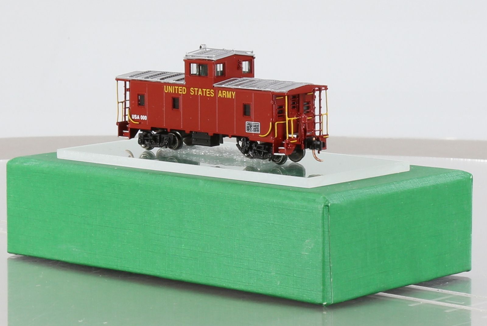 N Scale Brass Model - OMI 160030022.1 US ARMY ex UP CA-8 Caboose #USA ...