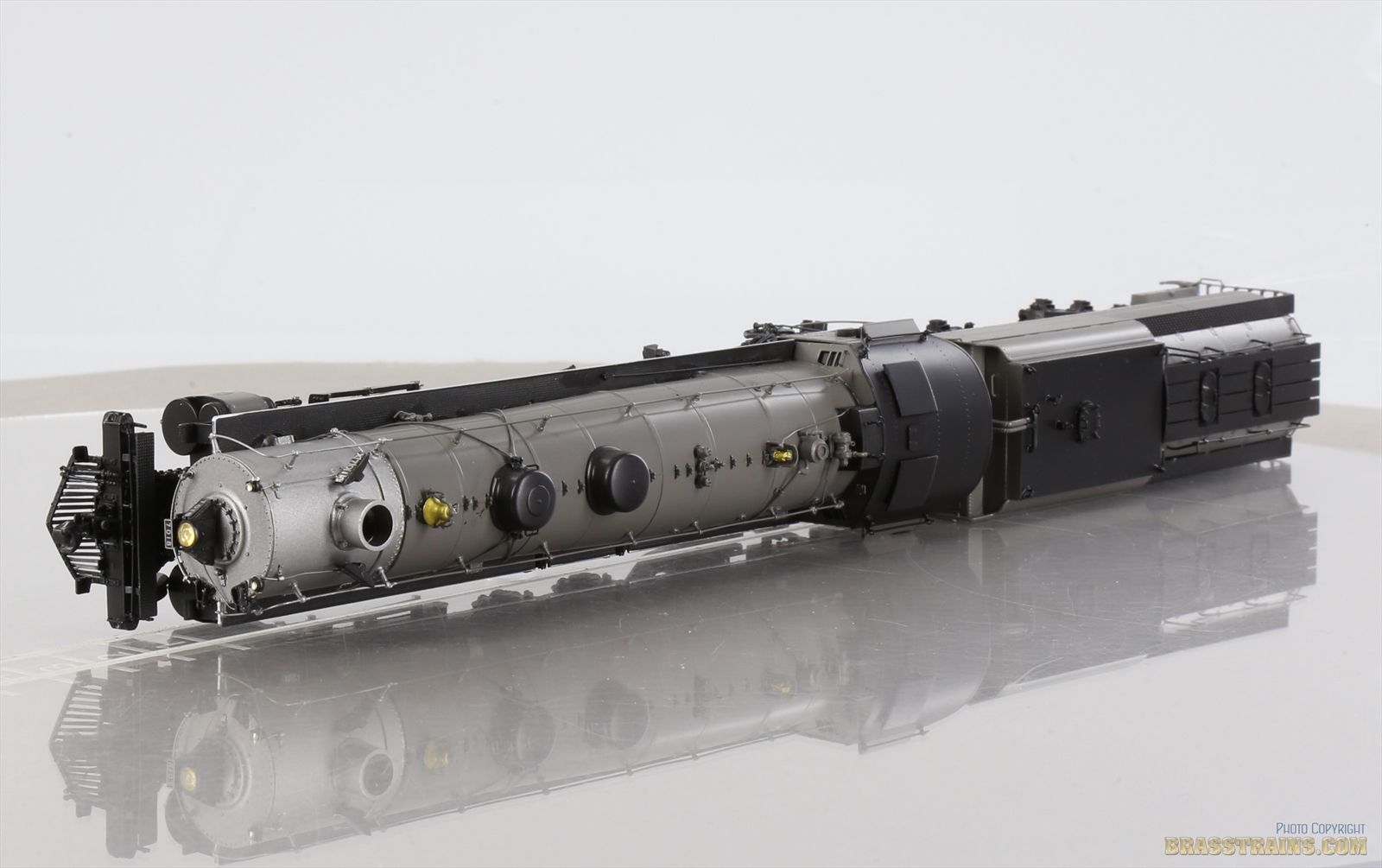 HO Brass Model - OMI 1559.2 UP MT 4-8-2 #7018 - Oil / Two Tone Gray - F/P