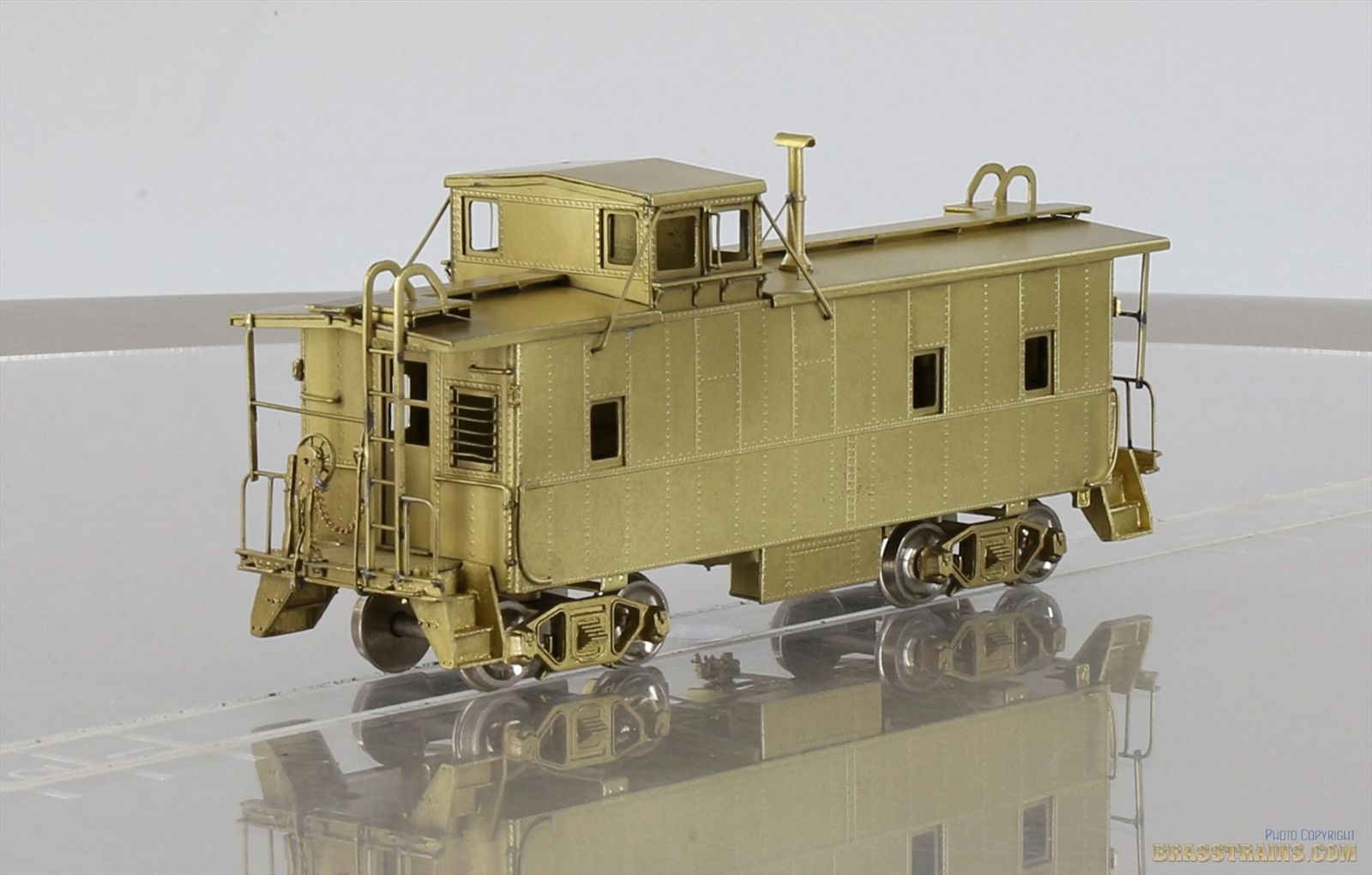 HO Brass Model - OMI 1166 RI Rock Island Steel Caboose - Unpainted