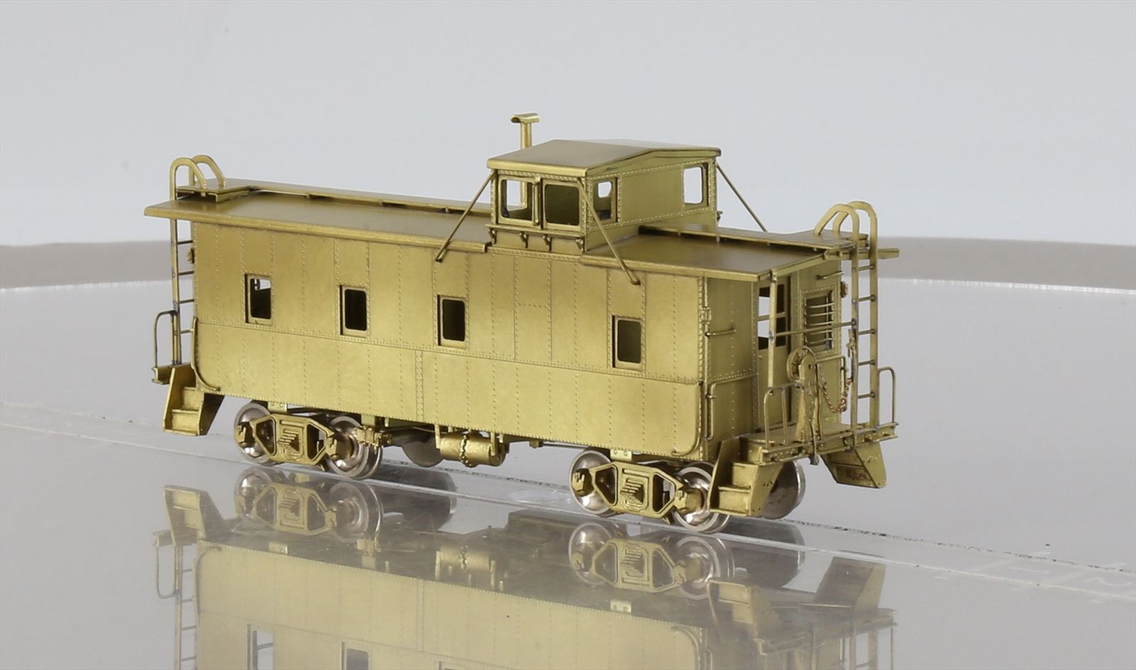 HO Brass Model - OMI 1166 RI Rock Island Steel Caboose - Unpainted