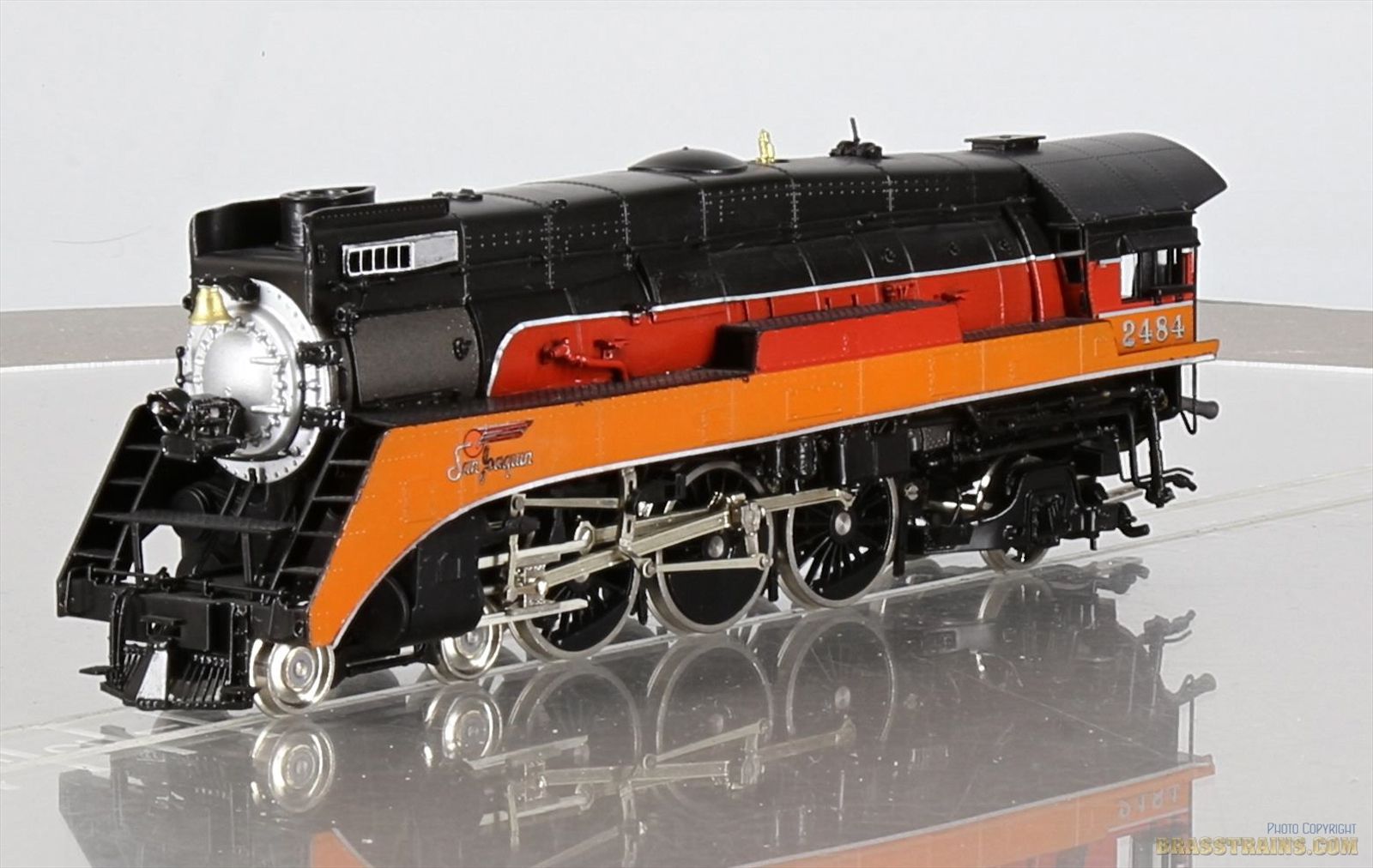 HO Brass Model - PSC SP 4-6-2 P-10 #2484 San Joaquin Daylight - F/P