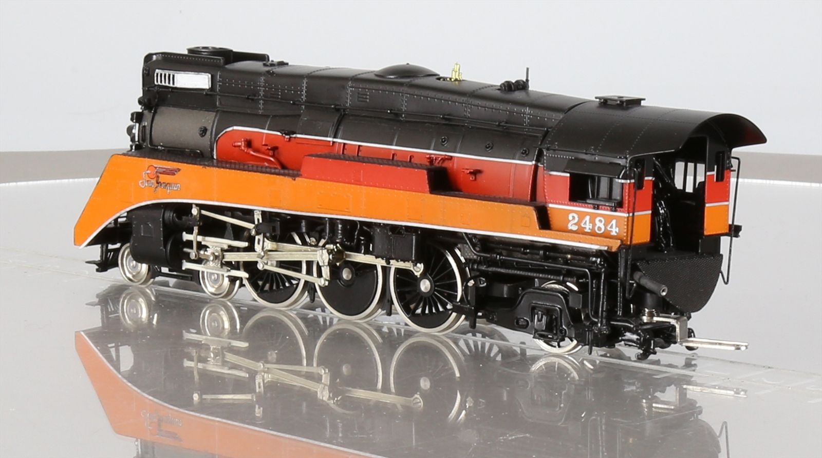 HO Brass Model - PSC SP 4-6-2 P-10 #2484 San Joaquin Daylight - F/P