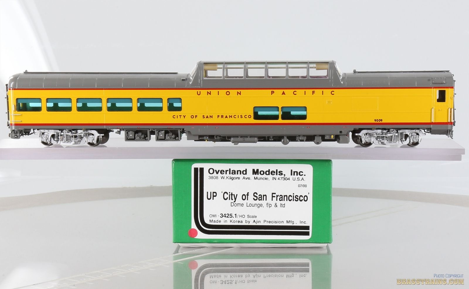 HO Brass Model Train - OMI #3425.1 Overland UP Union Pacific COSF City ...