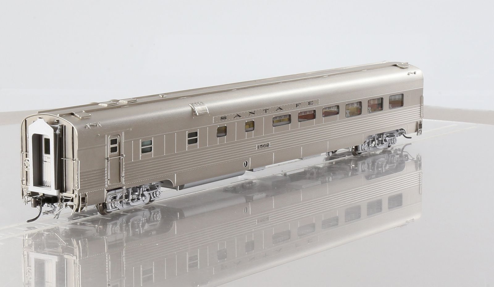HO Scale Brass Model - TCY CY The Coach Yard 1212.2 ATSF Santa Fe #1562 ...