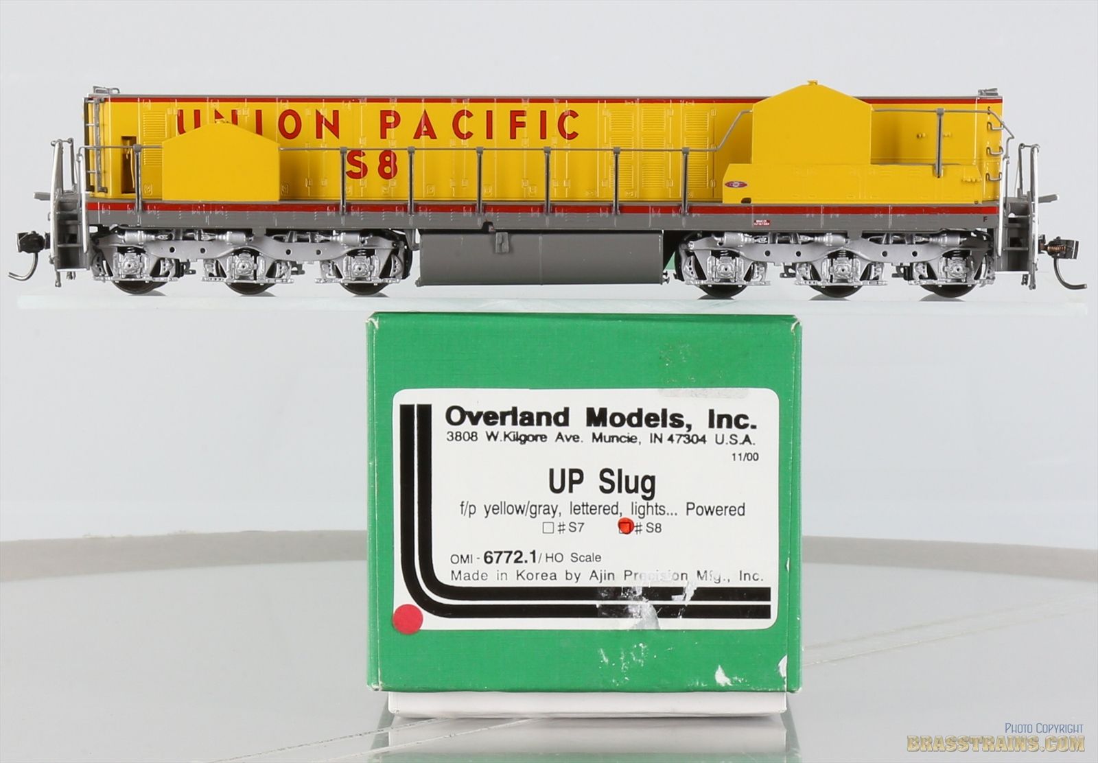HO Brass Model - OMI 6772.1 UP Union Pacific Slug Diesel #S8 - F/P