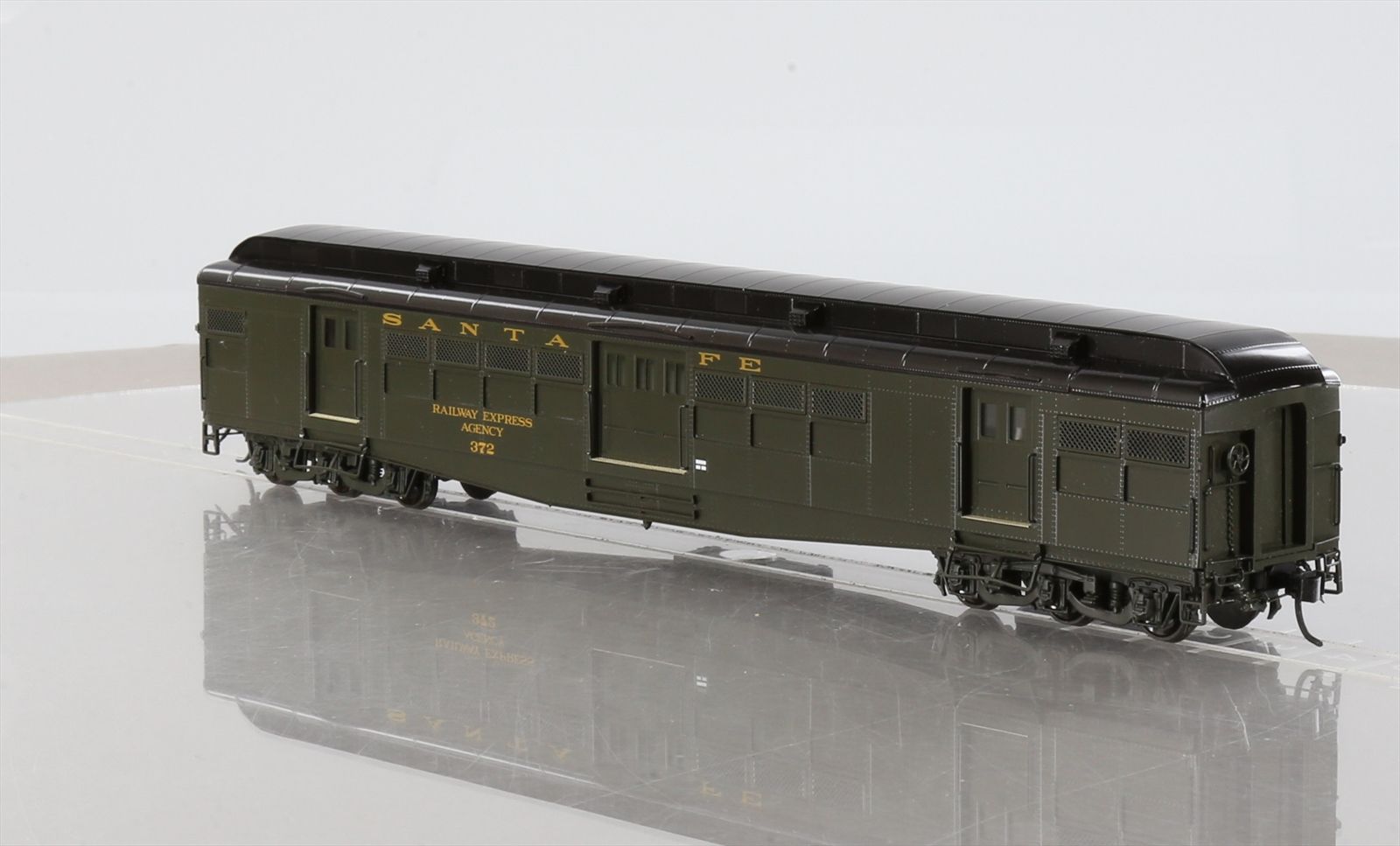 HO Brass Model Train - TCY-1298 Santa Fe AT&SF REA Horse Express Car ...