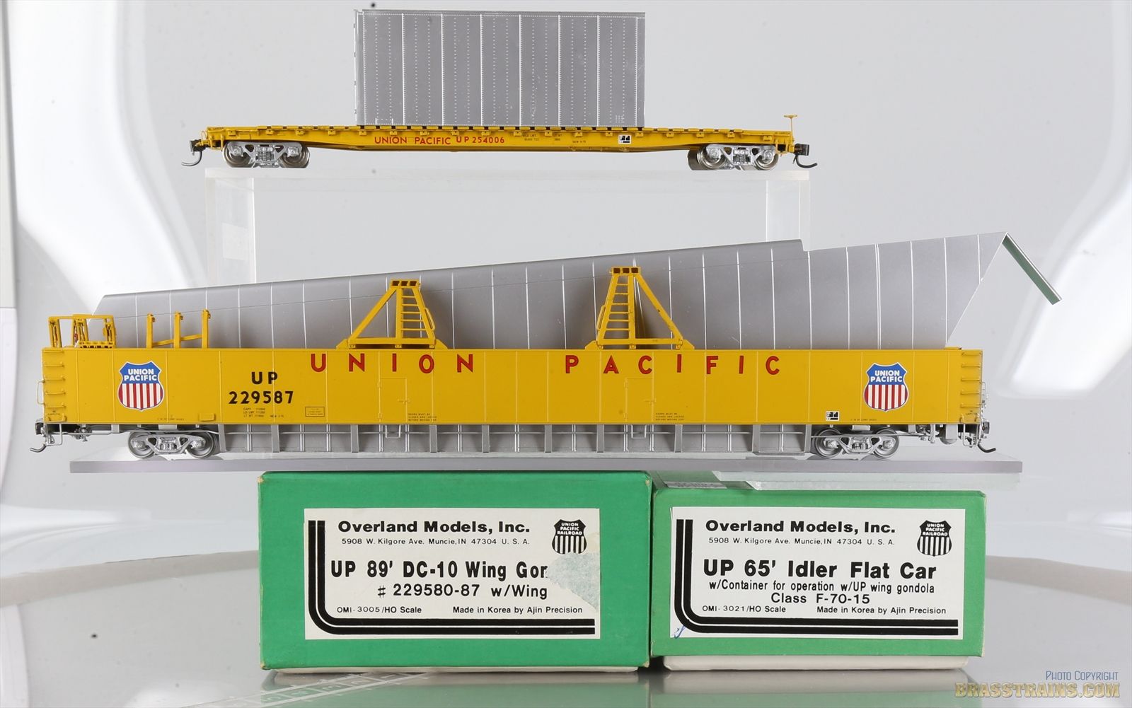 HO Brass OMI 3005 / 3021 Overland UP Union Pacific 89' DC-10 Wing ...