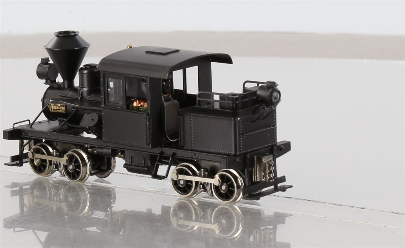 HOn30 Scale Brass Model Train - Flying Zoo 14 Ton Baby Heisler Logging ...