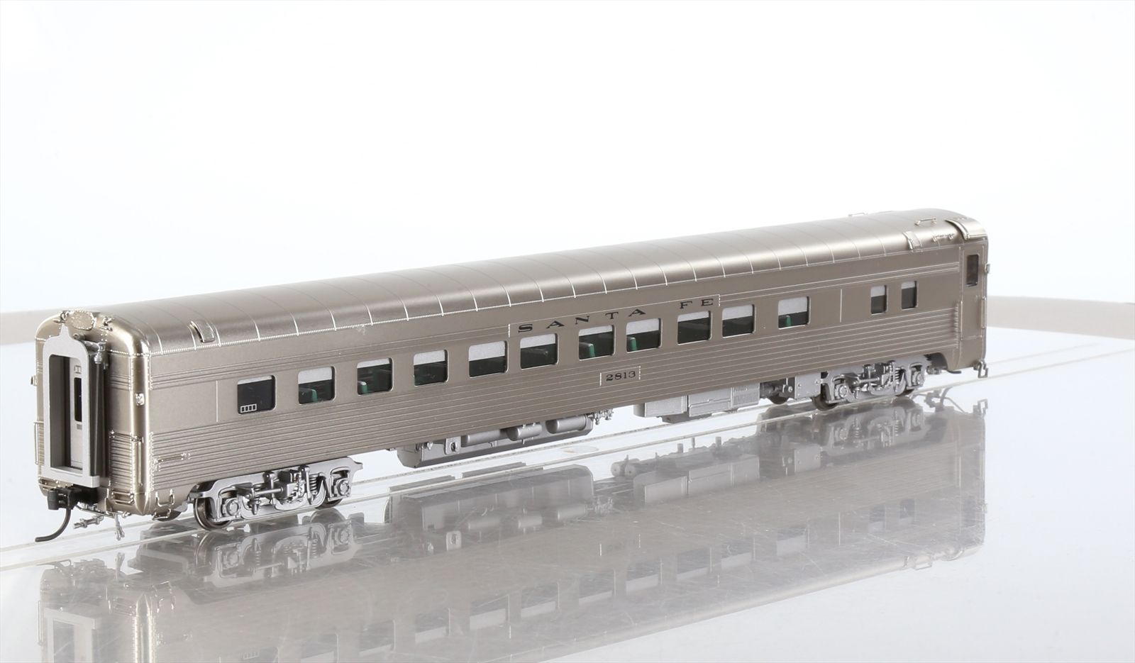 HO Brass Model Train TCY 0472 Coach Yard ATSF Santa Fe 44 Seat Coach ...