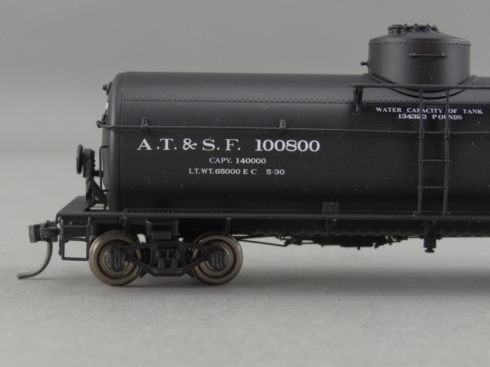 HO Brass Model Train - Division Point DP-5525 ATSF Santa Fe Tank Car ...