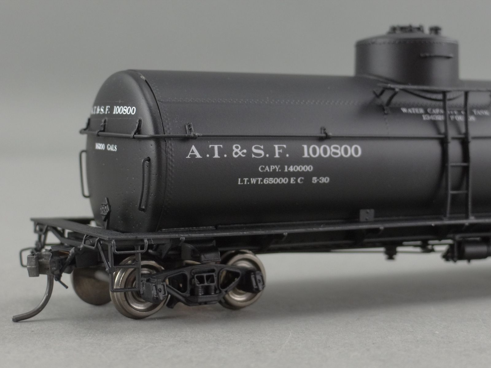 HO Brass Model Train - Division Point DP-5525 ATSF Santa Fe Tank Car ...