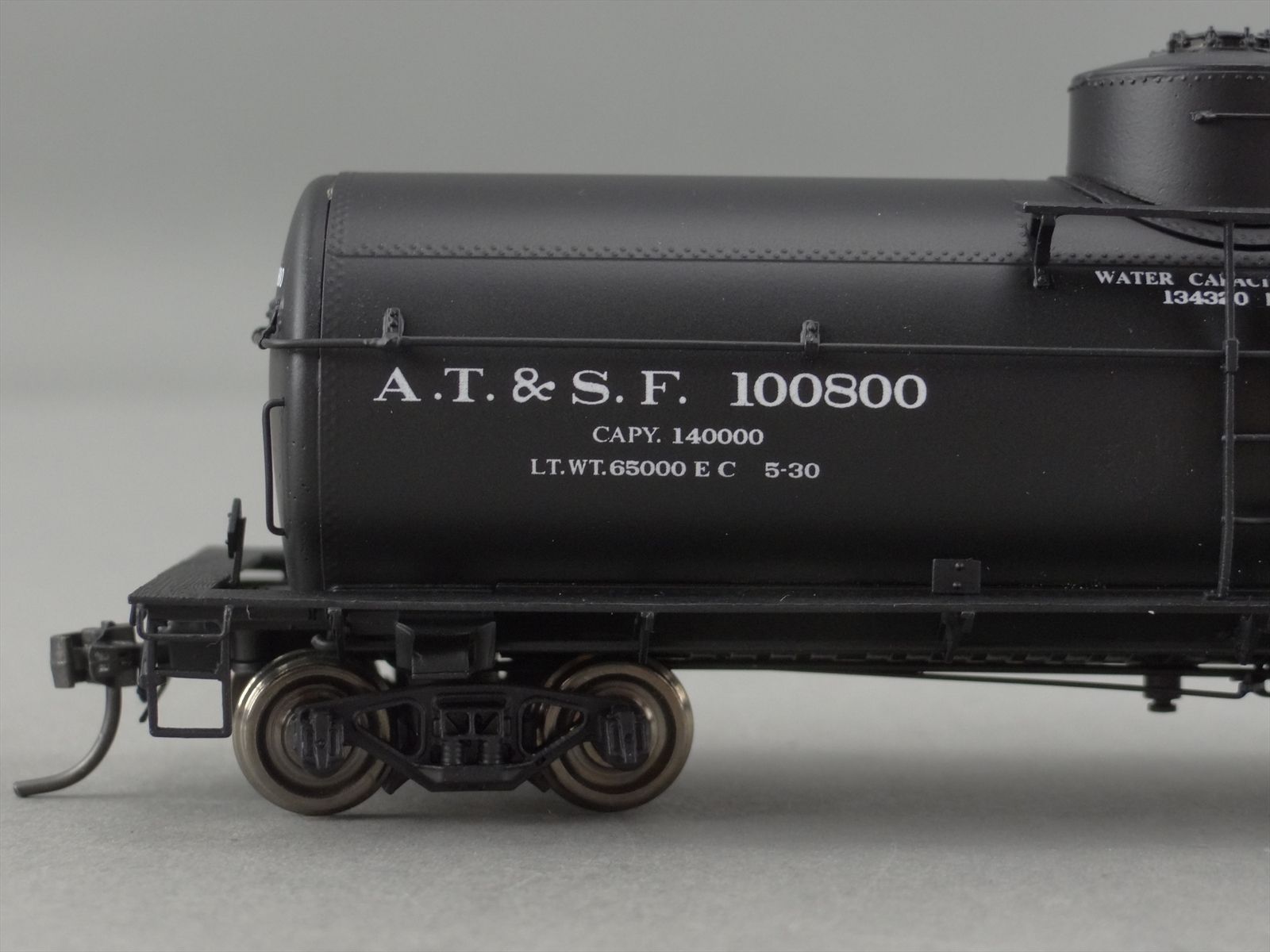 HO Brass Model Train - Division Point DP-5525 ATSF Santa Fe Tank Car ...