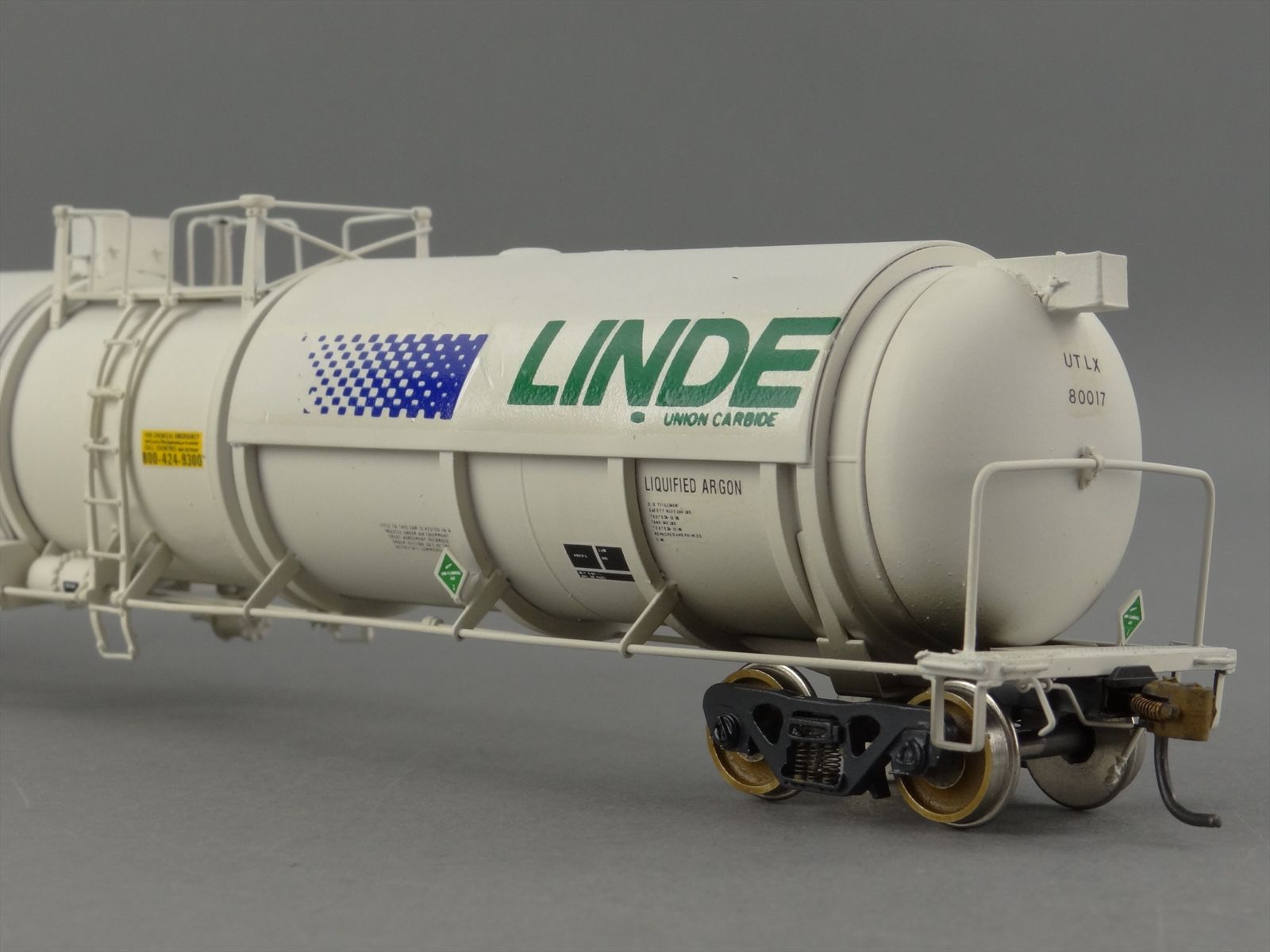 HO Brass Model - Overland OMI 3167 Linde Union Tank Car #80017 - CUSTOM