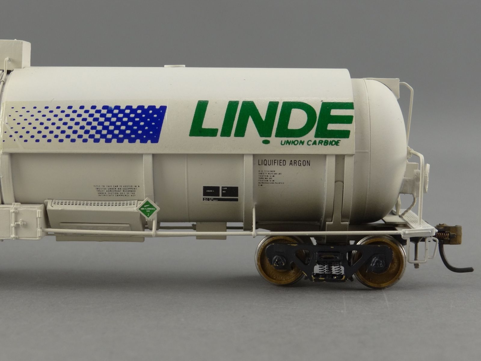 HO Brass Model - Overland OMI 3167 Linde Union Tank Car #80017 - CUSTOM