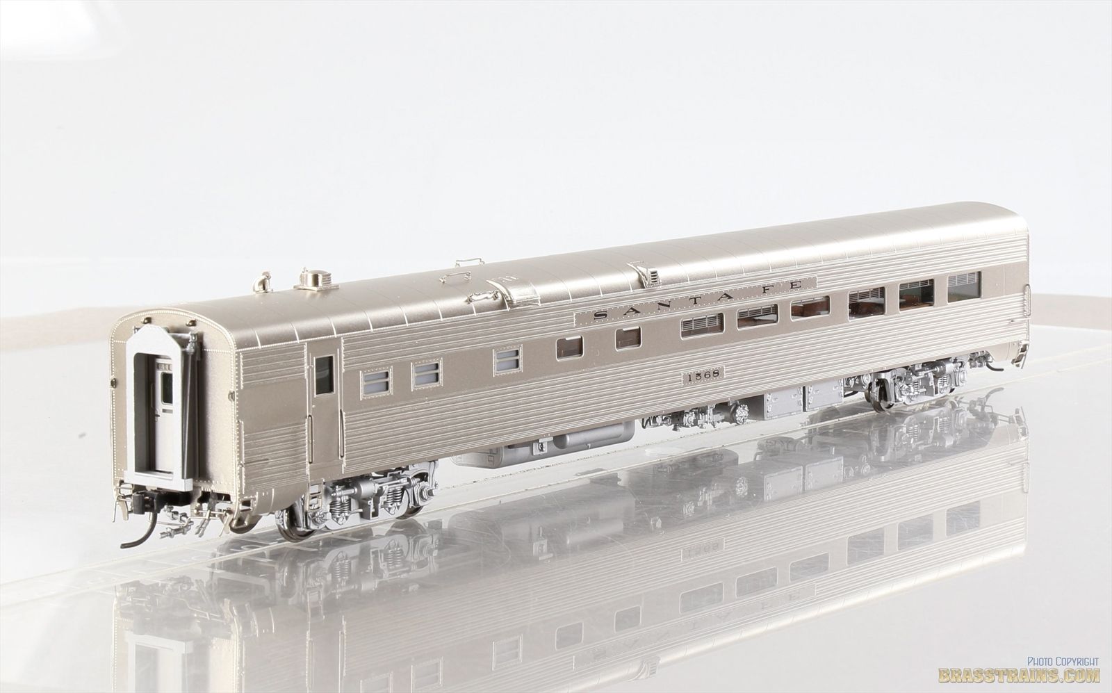 HO Brass Model Train - TCY Coach Yard 1213.1 - AT&SF Santa Fe Lunch ...
