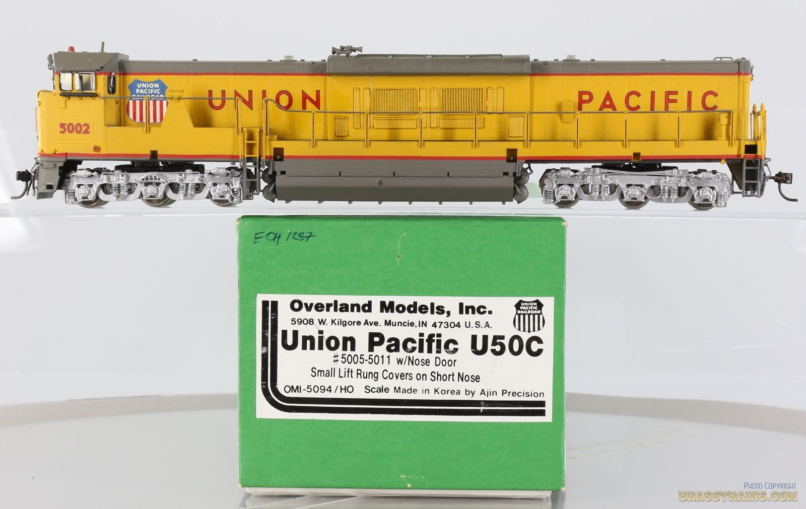 HO Brass Model - OMI 5094 UP Union Pacific U50C Diesel #5002 - Custom