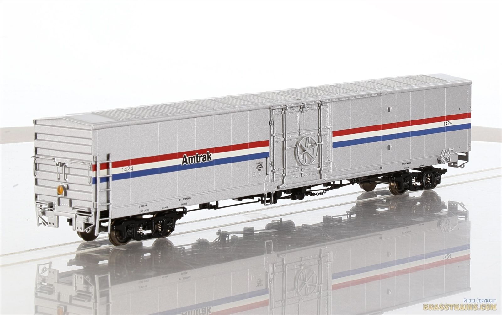 HO Scale Brass Model Train - OMI 3212.1 AMTRAK MHC Material Handling ...