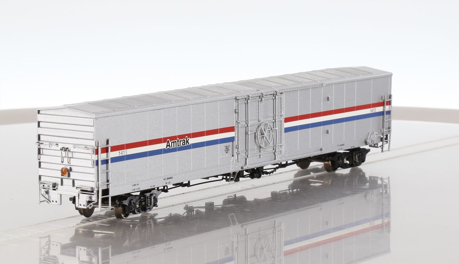 HO Scale Brass Model Train - OMI 3212.1 AMTRAK MHC Material Handling ...