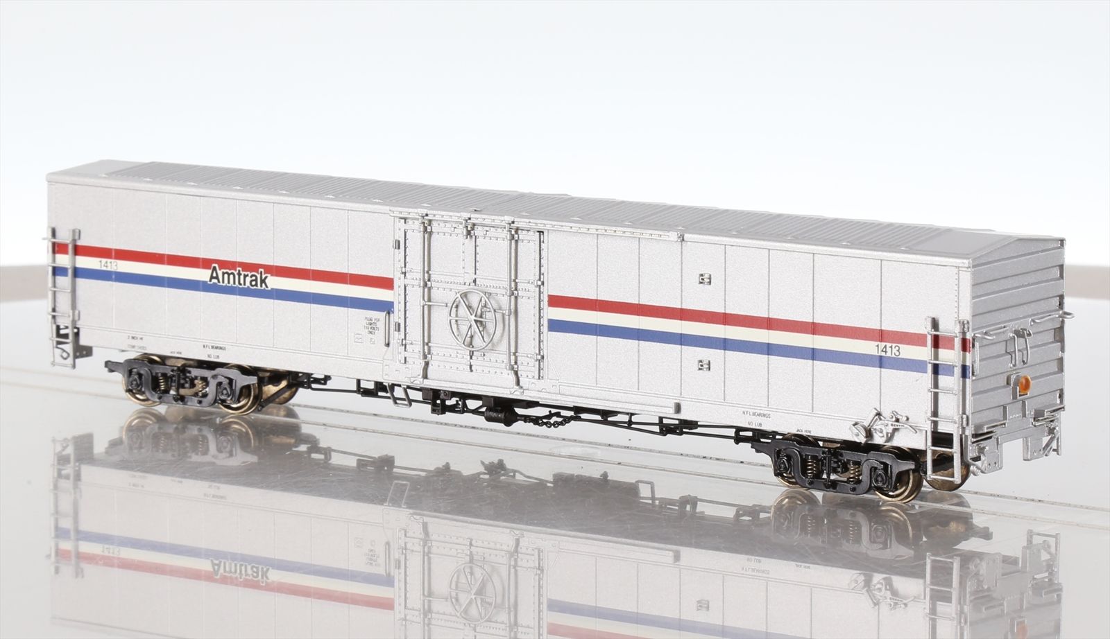 HO Scale Brass Model Train - OMI 3212.1 AMTRAK MHC Material Handling ...