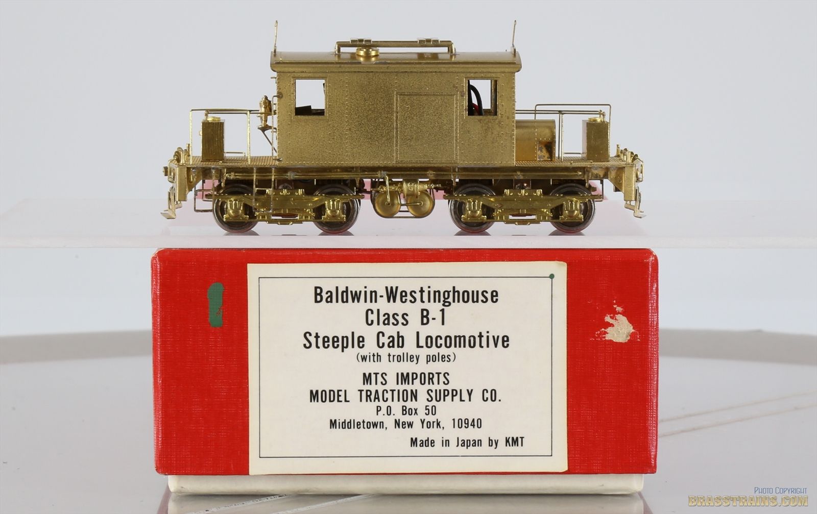 HO Brass Model - MTS Imports B-1 Steeple Cab Electric - Powered - Unpainted