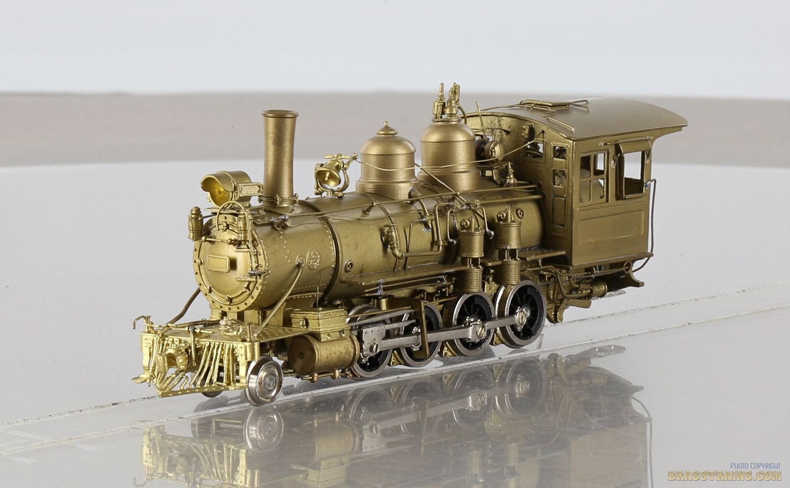 HOn3 Brass Model - Key Imports D&RGW 2-8-0 C-18 #318 - Unpainted